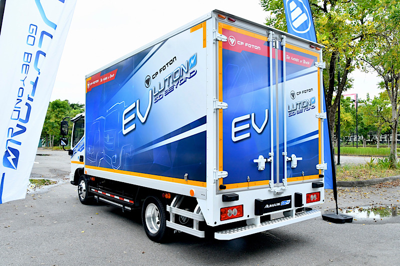 CP FOTON Aumark iBlue 85 รถบรรทุกพลังไฟฟ้ามาแล้ว !! – Drive Motoring